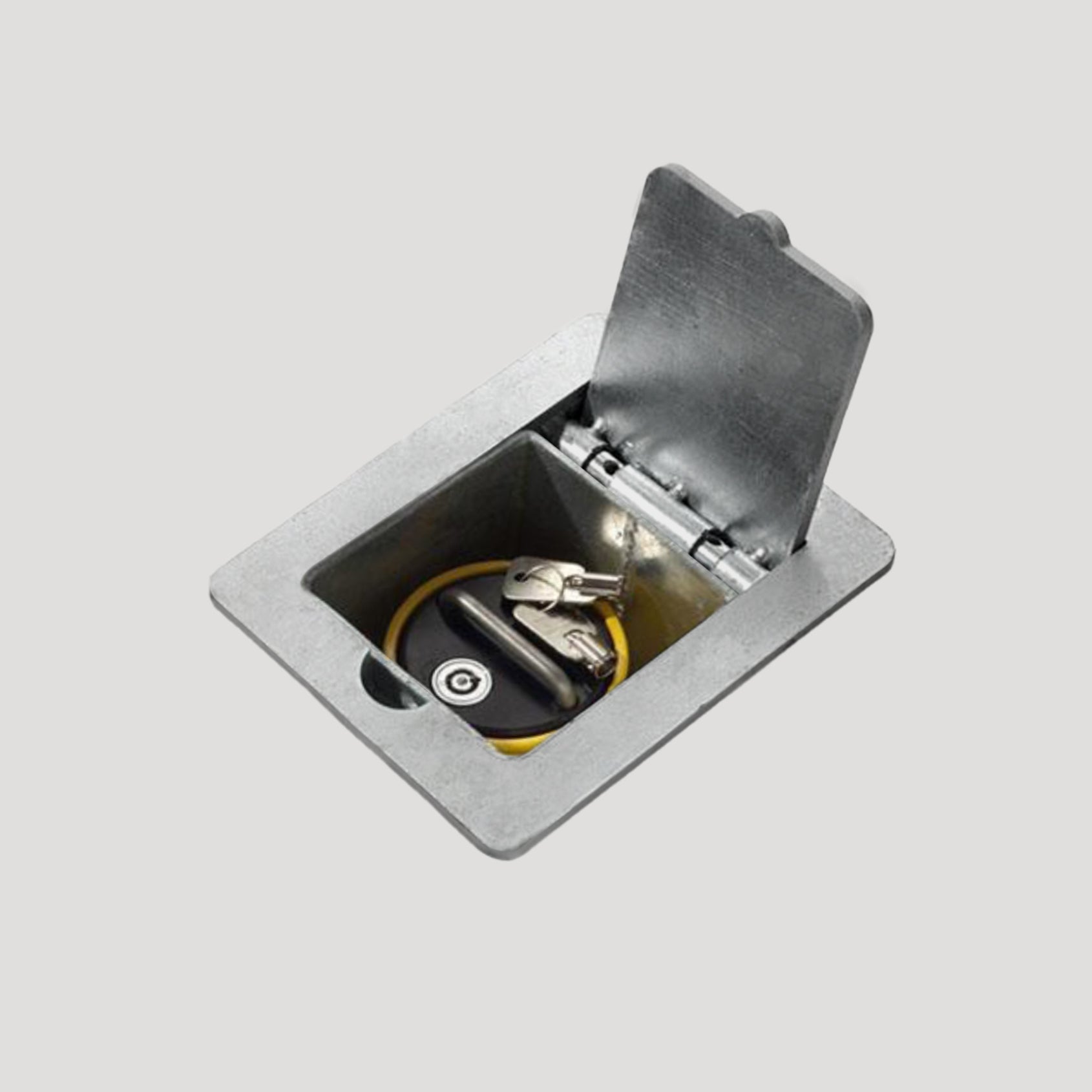 Rhino RT RD4 - Yellow Steel Telescopic Security Bollard - Powder Coate ...